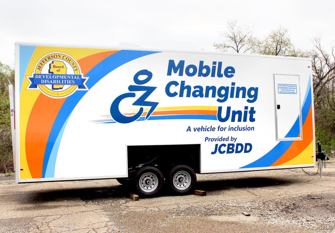 JCBDD unveils mobile changing unit | News, Sports, Jobs - The Herald Star